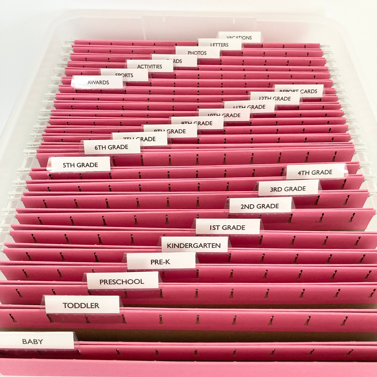 DIY Kids' School Keepsake Bin Kit Personalized Keepsake - Etsy