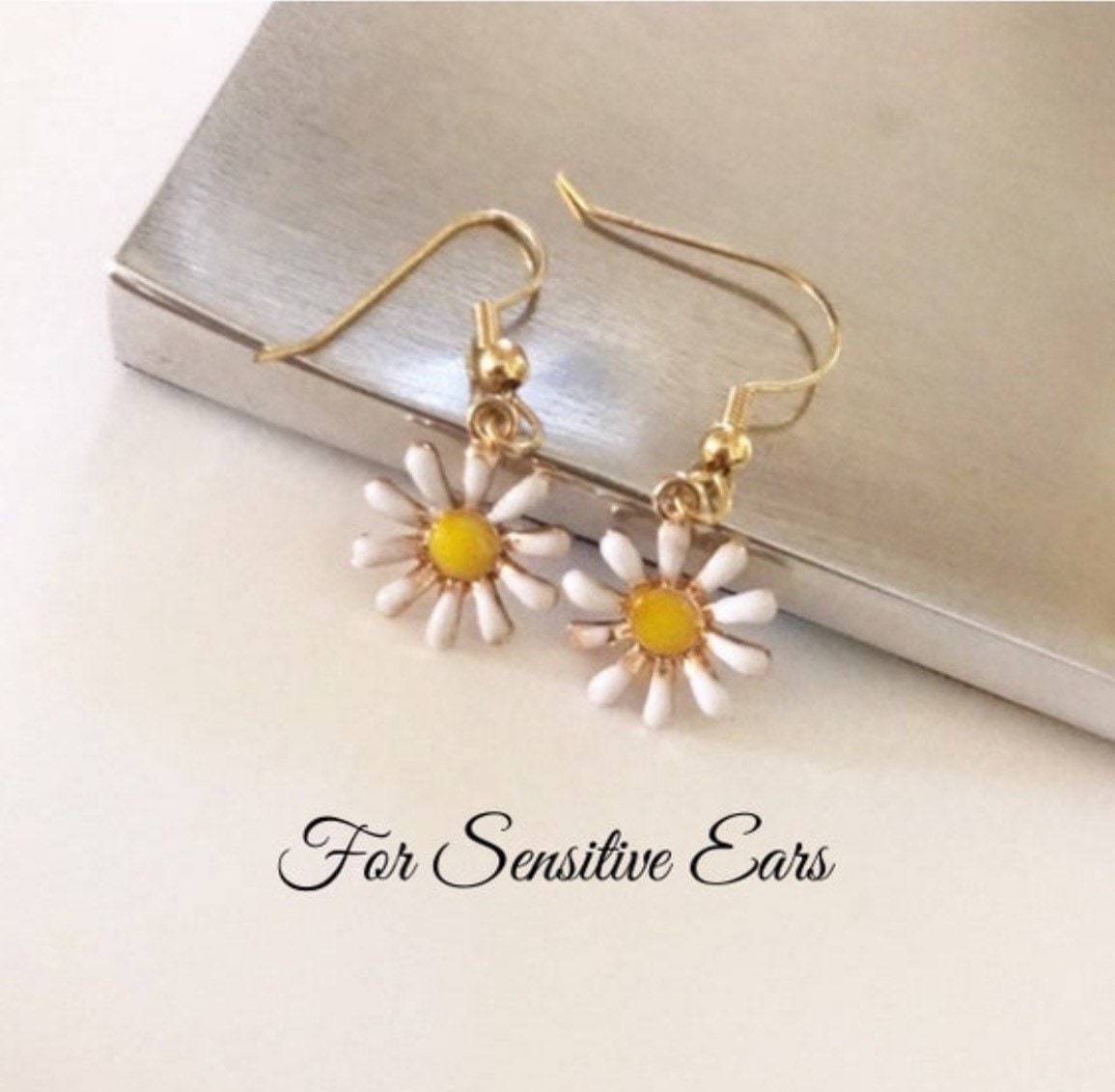 Daisy Earrings, Cute Summer Dangle Earrings, Tween Girl Gift, Girls ...