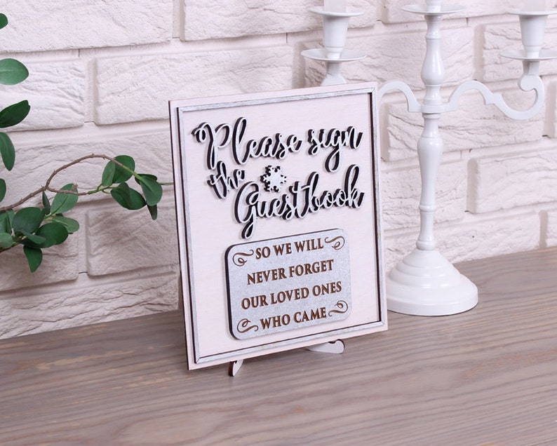 Snow Globe Drop Box Guest Book Alternative With Snowflakes Personalised ...