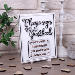 Snow Globe With Snowflakes Wedding Guest Book Alternative CUSTOM ORDER ...