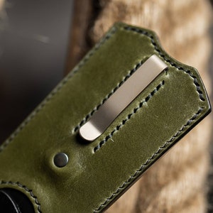 Premium Black Gator Bali Cocoon/balisong Sheath With Ti Pocket - Etsy