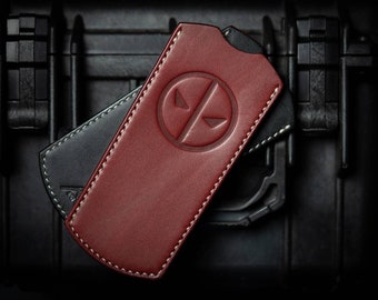 Skull Bali Slip/balisong Sheath With Pocket Clip - Etsy