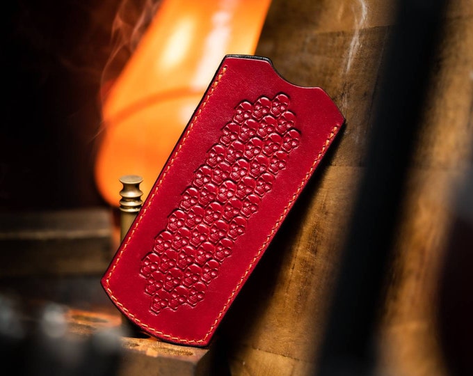 Skull Bali Slip/balisong Sheath With Pocket Clip - Etsy