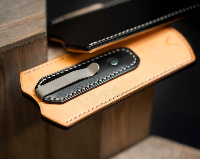 Two-tone Cocoon/balisong Sheath With Pocket Ti Clip - Etsy