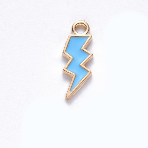 Blue Lightning Bolt - Etsy
