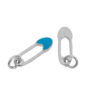 Enameled Baby Diaper Pin Charm **boy or Girl** - Etsy