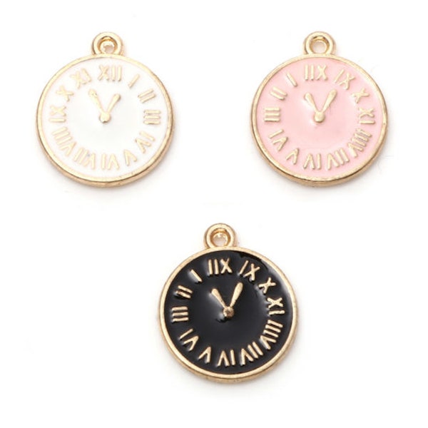 Clock Face Charm - Etsy