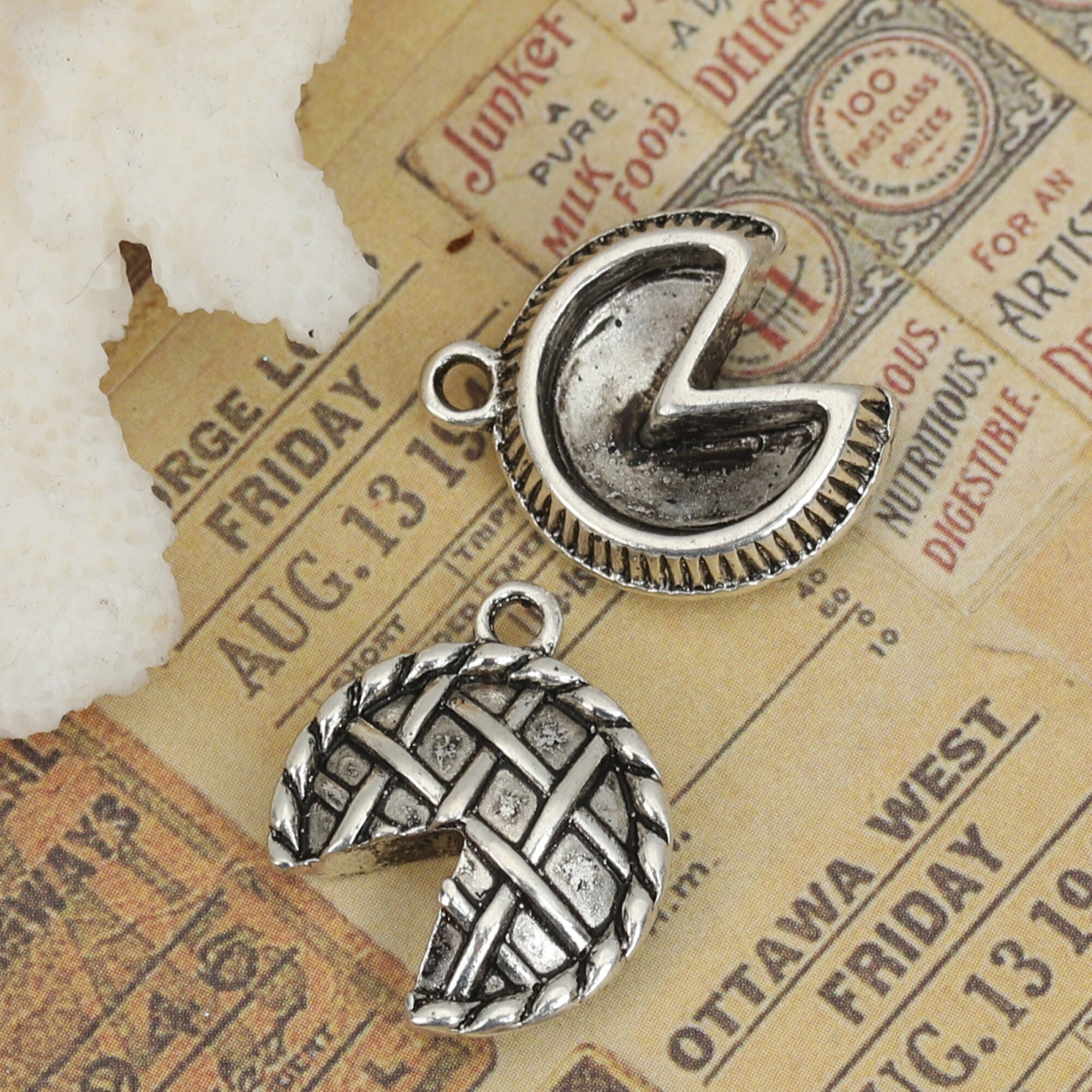 3D Pie Charm - Etsy