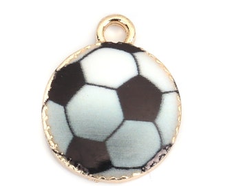 Soccer Charm | Etsy