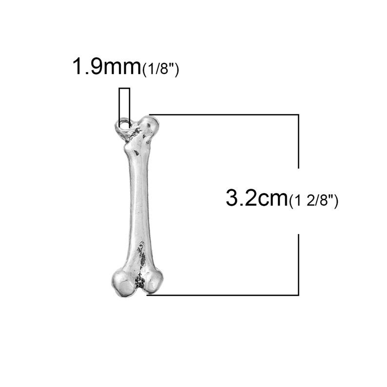 3D Human Femur Bone Charm - Etsy
