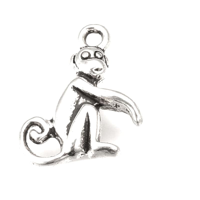 Monkey Charm - Etsy