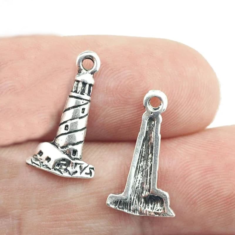 Lighthouse Charm - Etsy