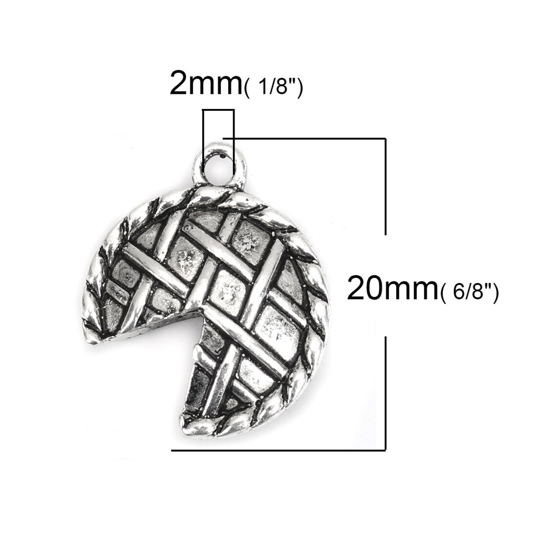 3D Pie Charm - Etsy