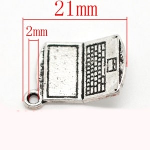 3D Laptop Computer Charm - Etsy