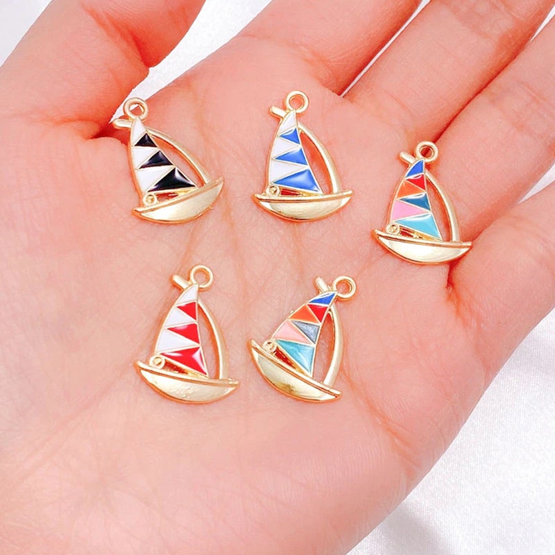 Sailboat Charm - Etsy