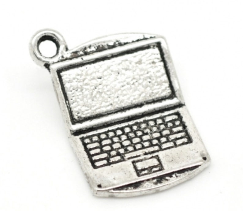 3D Laptop Computer Charm - Etsy