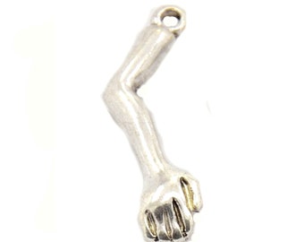Sterling Silver Human Arm Charm Arms Body Prosthetic Limb - Etsy
