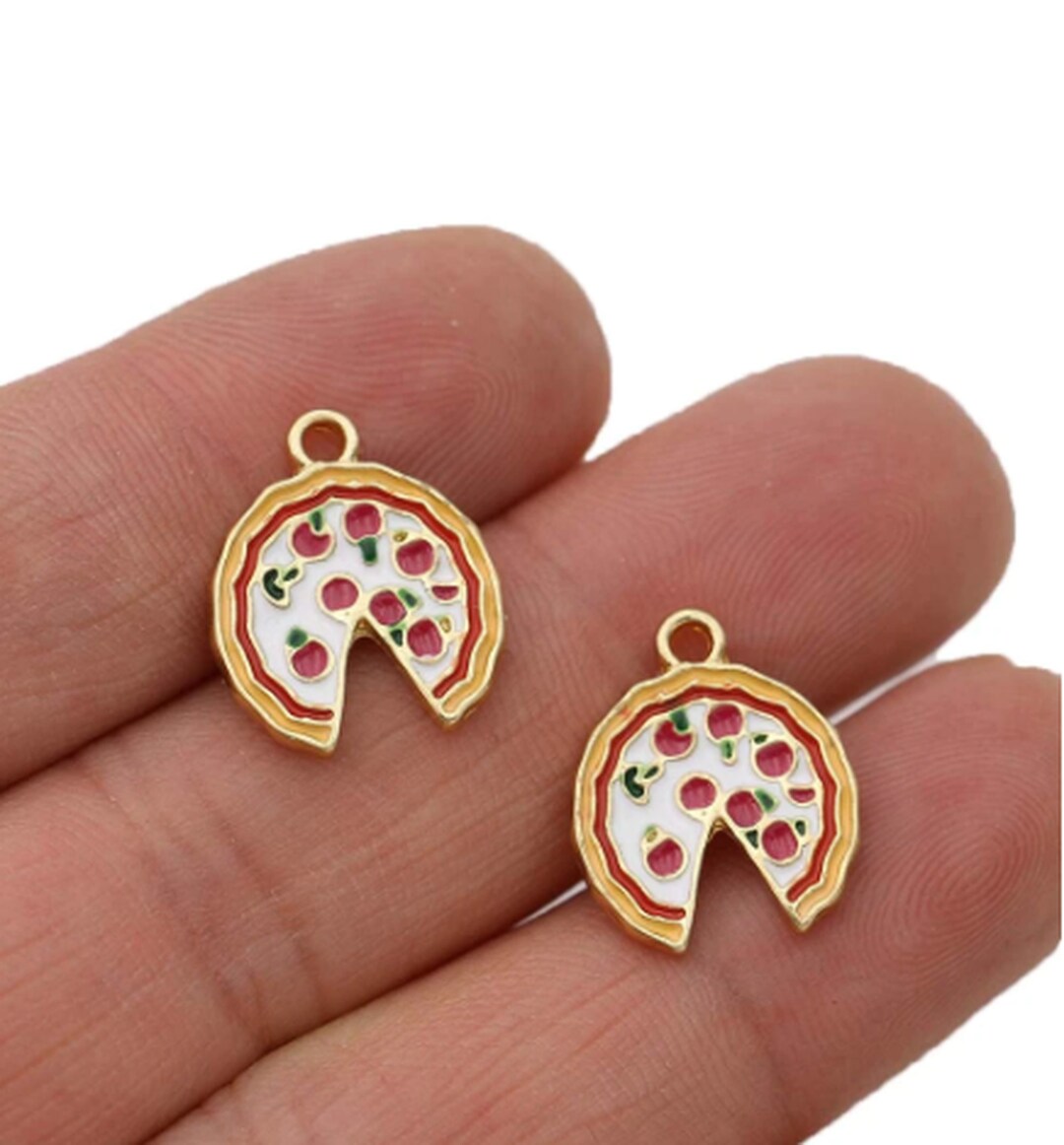 Pizza Charm - Etsy