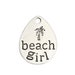 Beach Girl Charm/pendant - Etsy