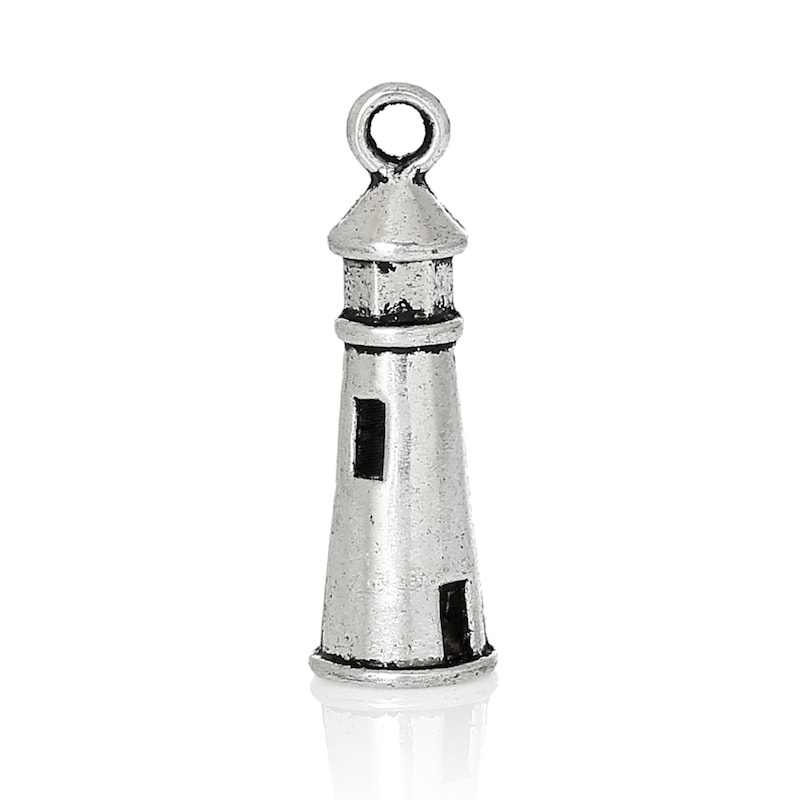 Lighthouse Charm - Etsy