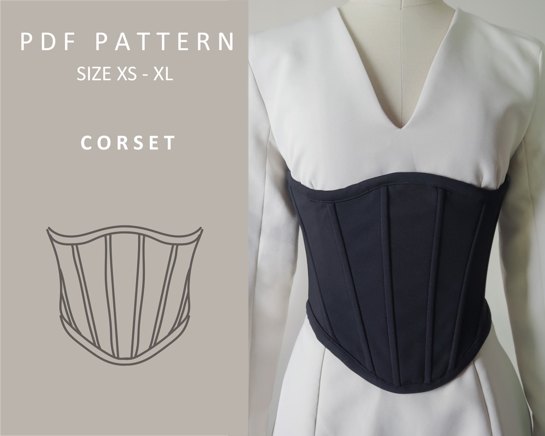 Corset PDF Patterns, Sewing Pattern - Etsy
