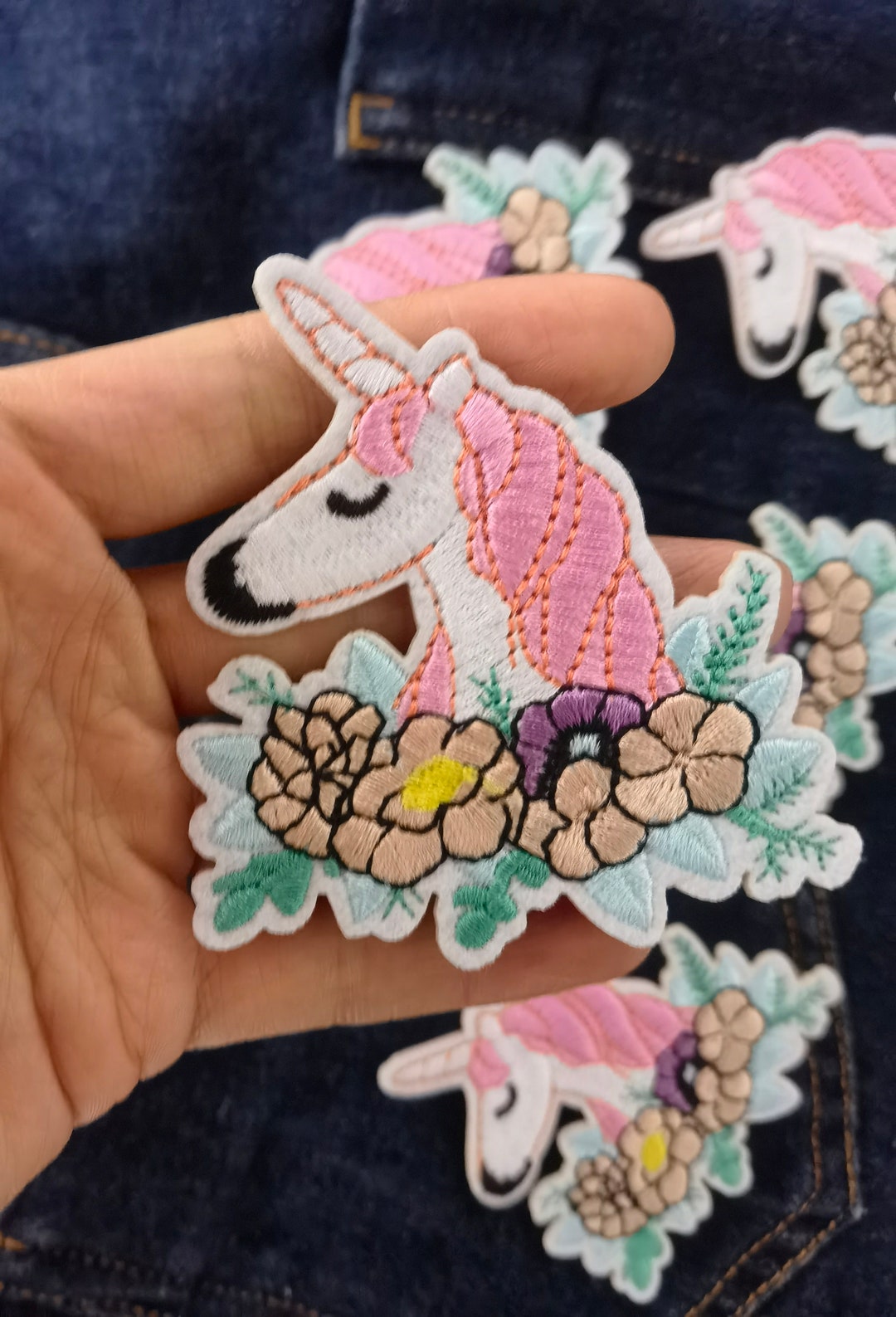 Unicorn, Patch, Crest, Iron-on, Sewing, Unicorn Iron-on Patch - Etsy