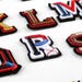 3D Embroidered Letter Patch: Sew-on Applique, English Alphabet - Etsy