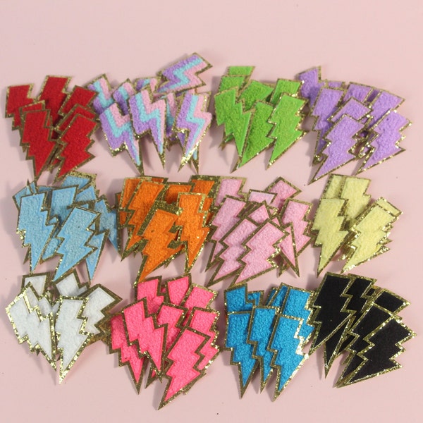 Lightning Bolt Patch - Etsy