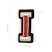 3D Embroidered Letter Patch: Sew-on Applique, English Alphabet - Etsy
