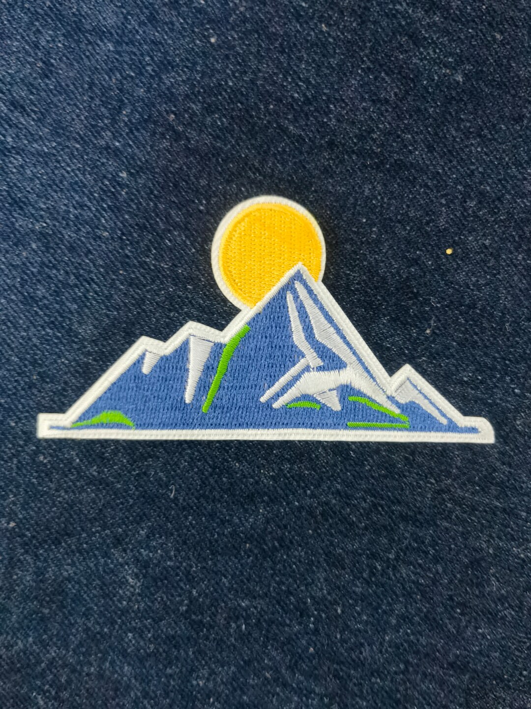 Iron-on Sport /ship/mountain Patch-chenille Patch-gold Glitter Patch ...