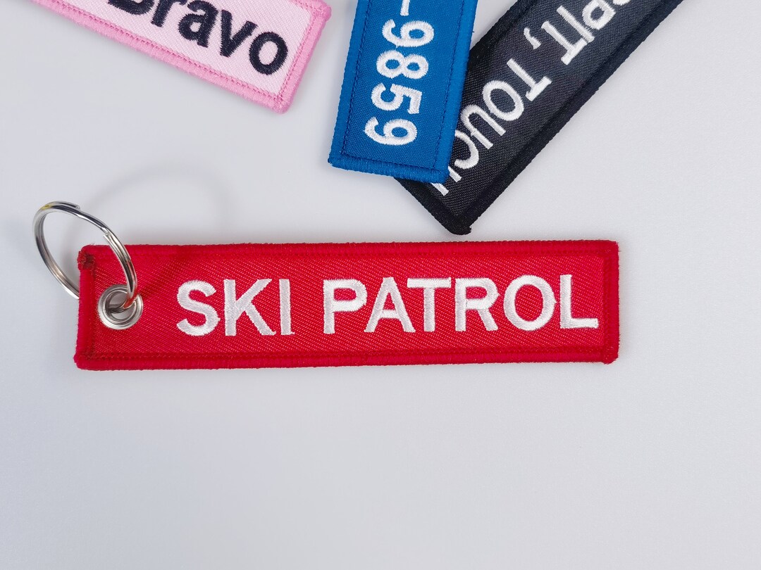 Custom Embroidered Keychain, Custom Keychains, Personalized Keyrings ...