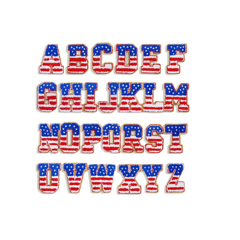 Velcro Patch Letters - Etsy