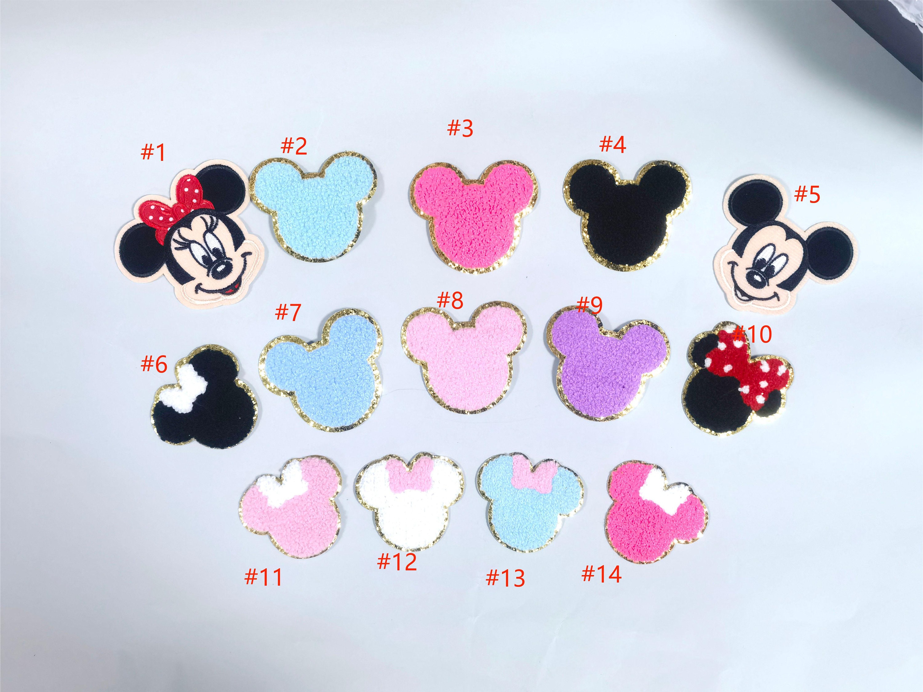 Disney Adhesive and Iron on Patches Selection Chenille Patch DIY Gift ...
