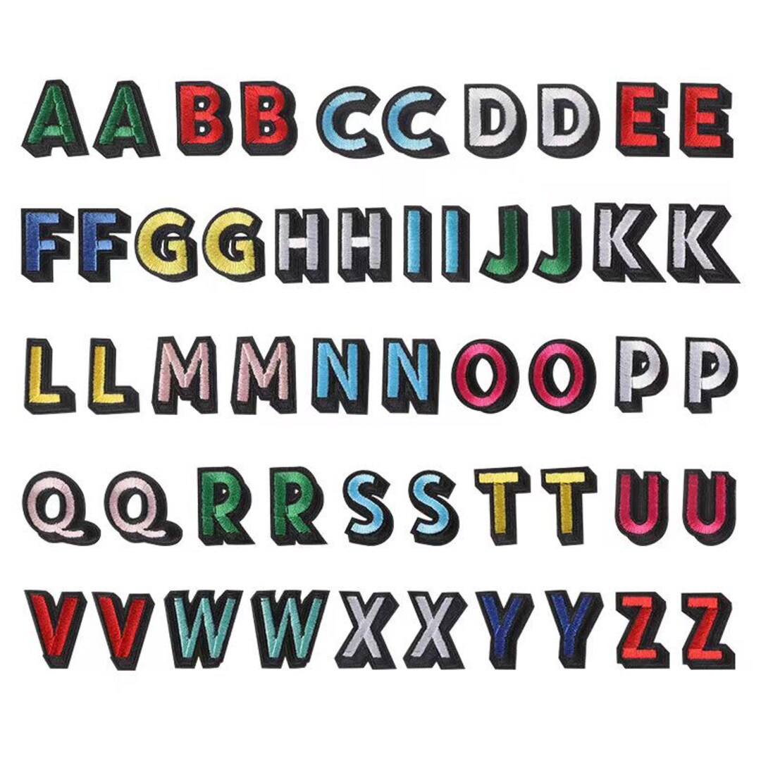 Multi-colored Alphabet Letters Shadow Effect Ultra Cute, Very Vibrant 1 ...
