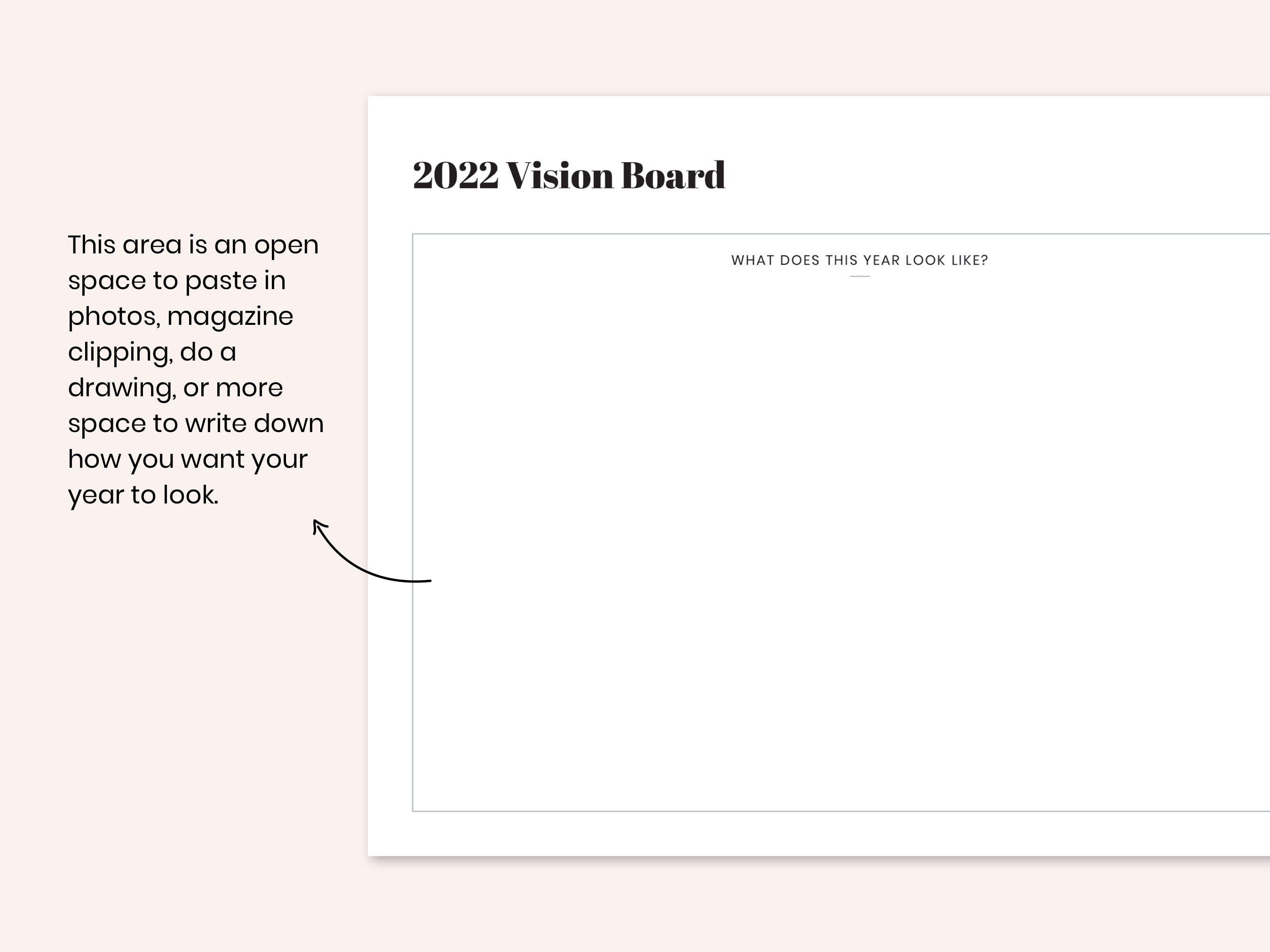 2022 Vision Board Bundle | Vision Board Graphics | 2022 Goal Planning ...
