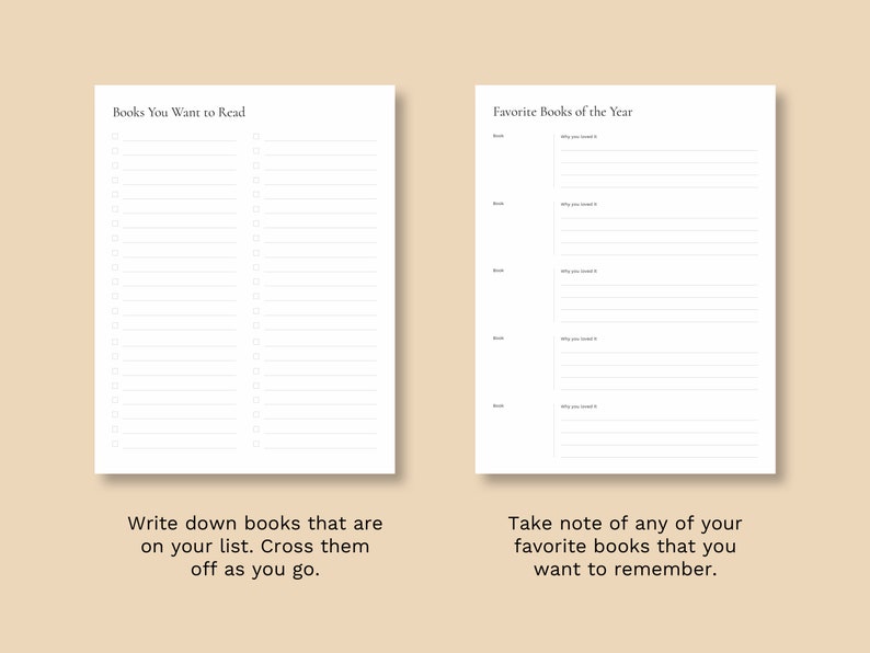 Daily Reading Challenge | Reading Tracker | Book List - Etsy