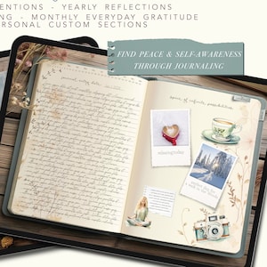 Realistic Digital Daily Journal, Digital Diary iPad Journaling, IOS ...