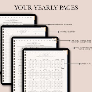 2025 Dated Digital Planner, Hyperlinked Goodnotes 2025 Planner, That ...