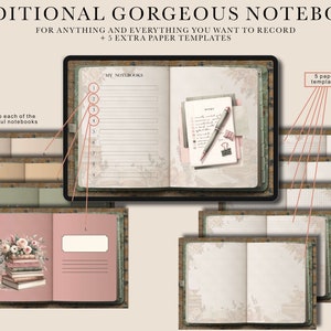 Digital Reading Journal, Digital Goodnotes Book Tracker, iPad Android ...