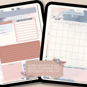 Digital Planner Widgets Goodnotes, Pre-cropped Digital Widgets ...