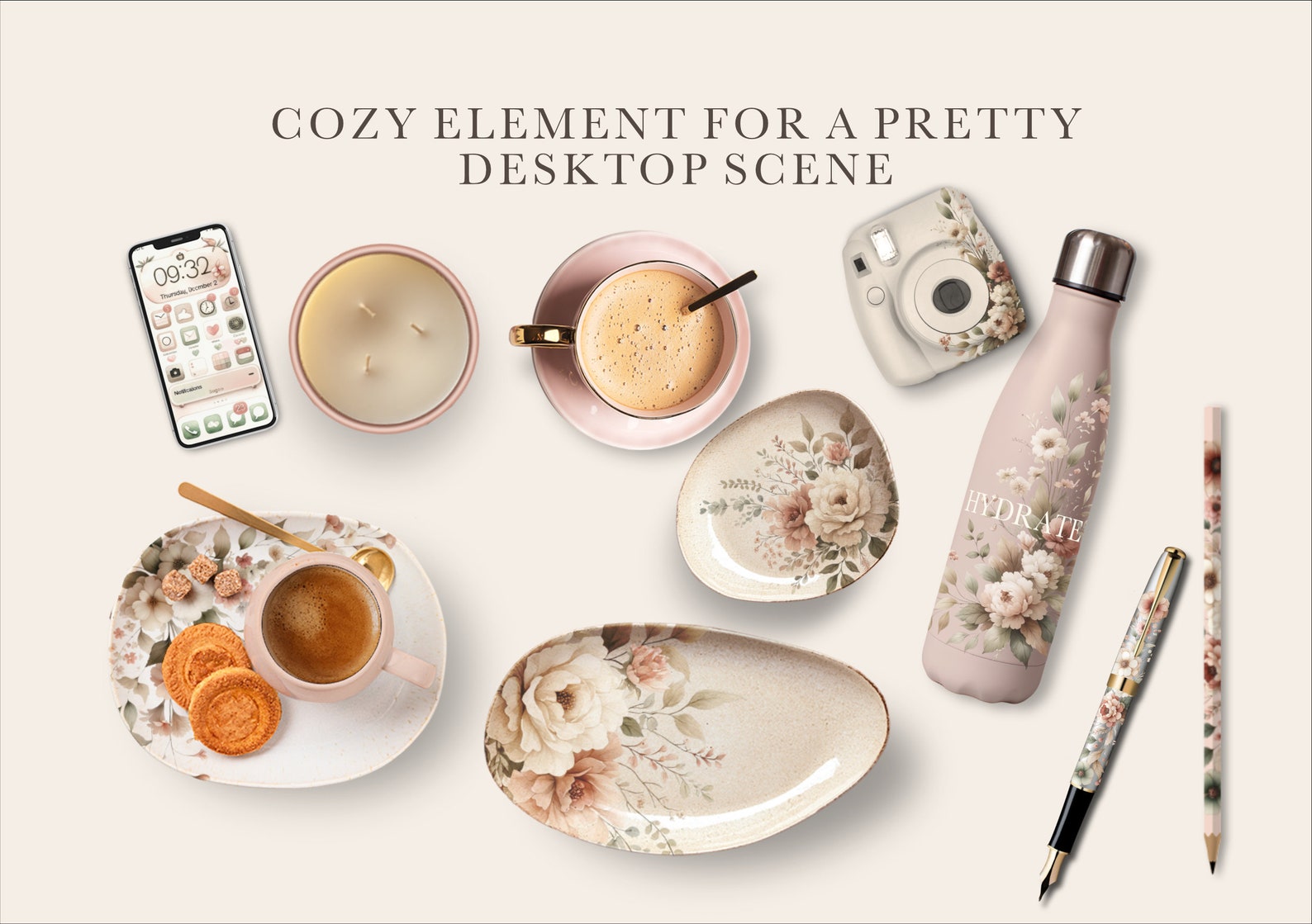 Top View Scene Generator, PNG Scene Creator, Goodnotes Digital Mockup ...