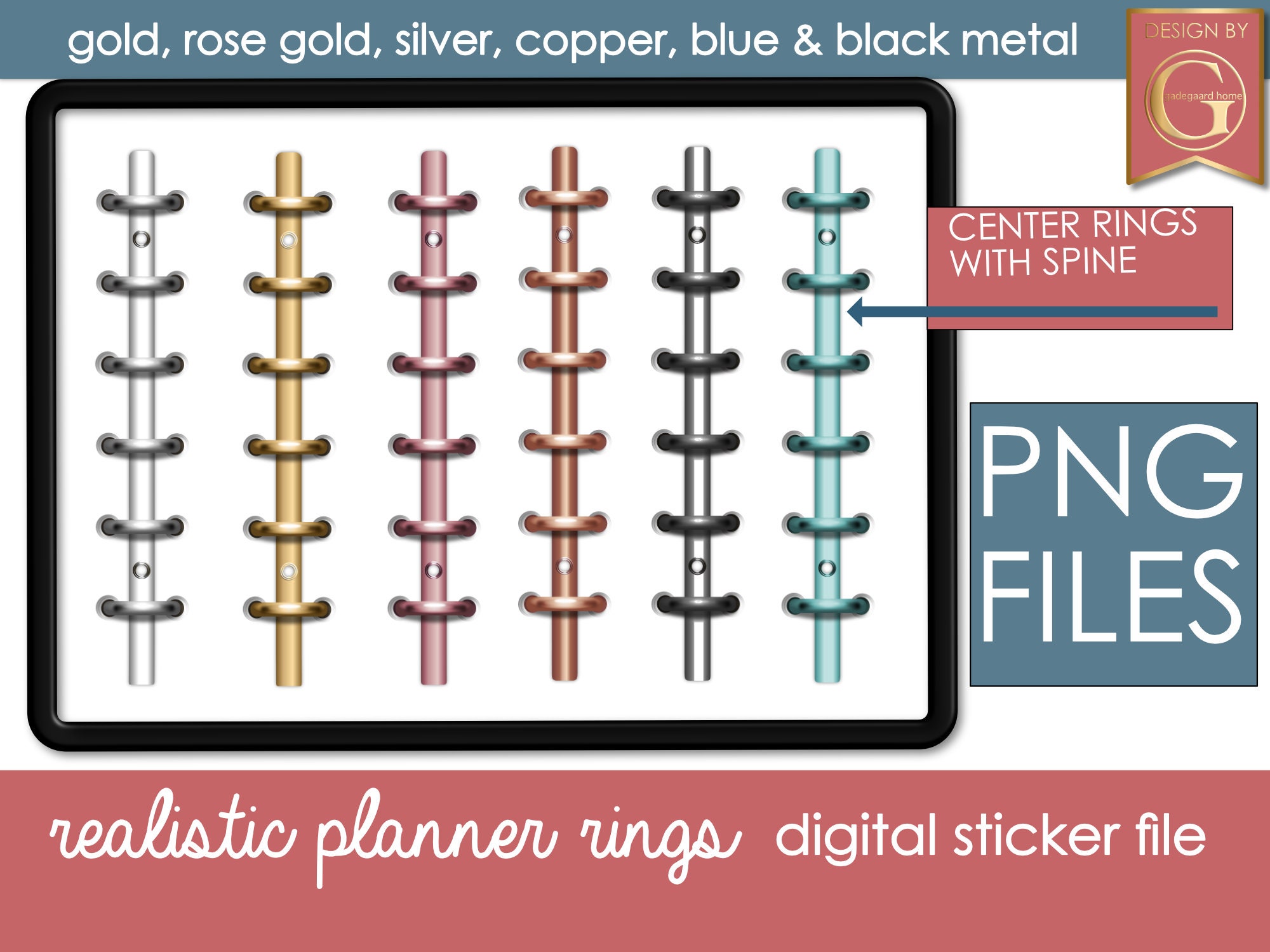 Realistic Rings DIY Digital Planner Personal and Limited | Etsy