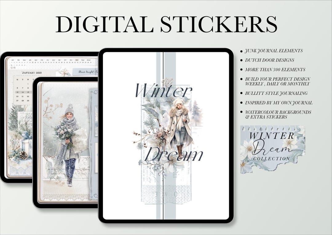 Digital Planner Sticker Bundle Set, Digital Goodnotes Elements, Planner ...
