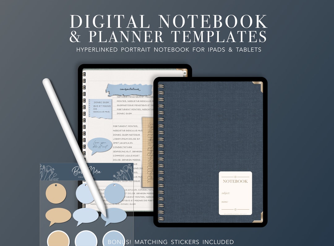 Goodnotes Digital Notebook, Digital Template, Cornell Journal ...
