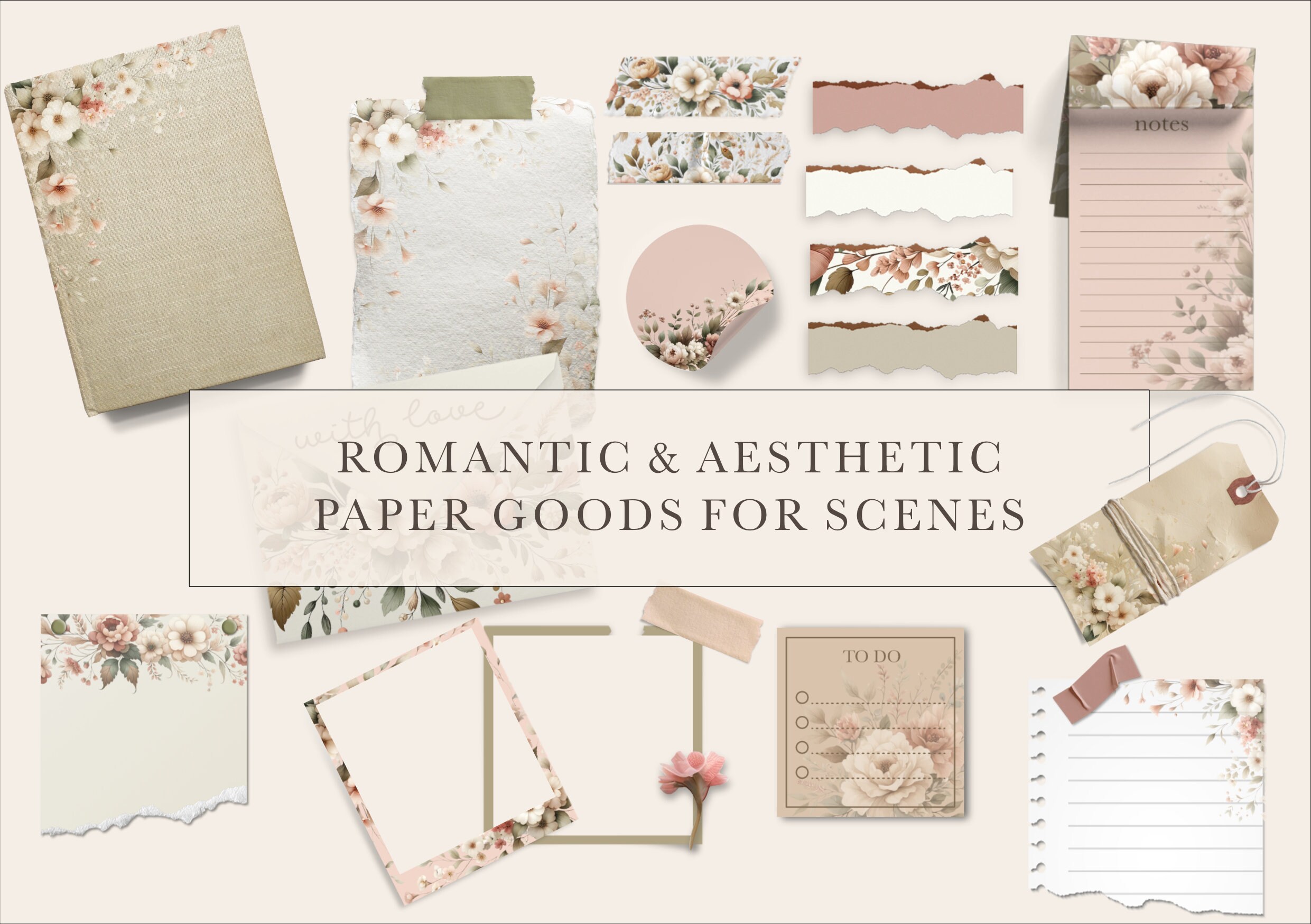 Top View Scene Generator, PNG Scene Creator, Goodnotes Digital Mockup ...