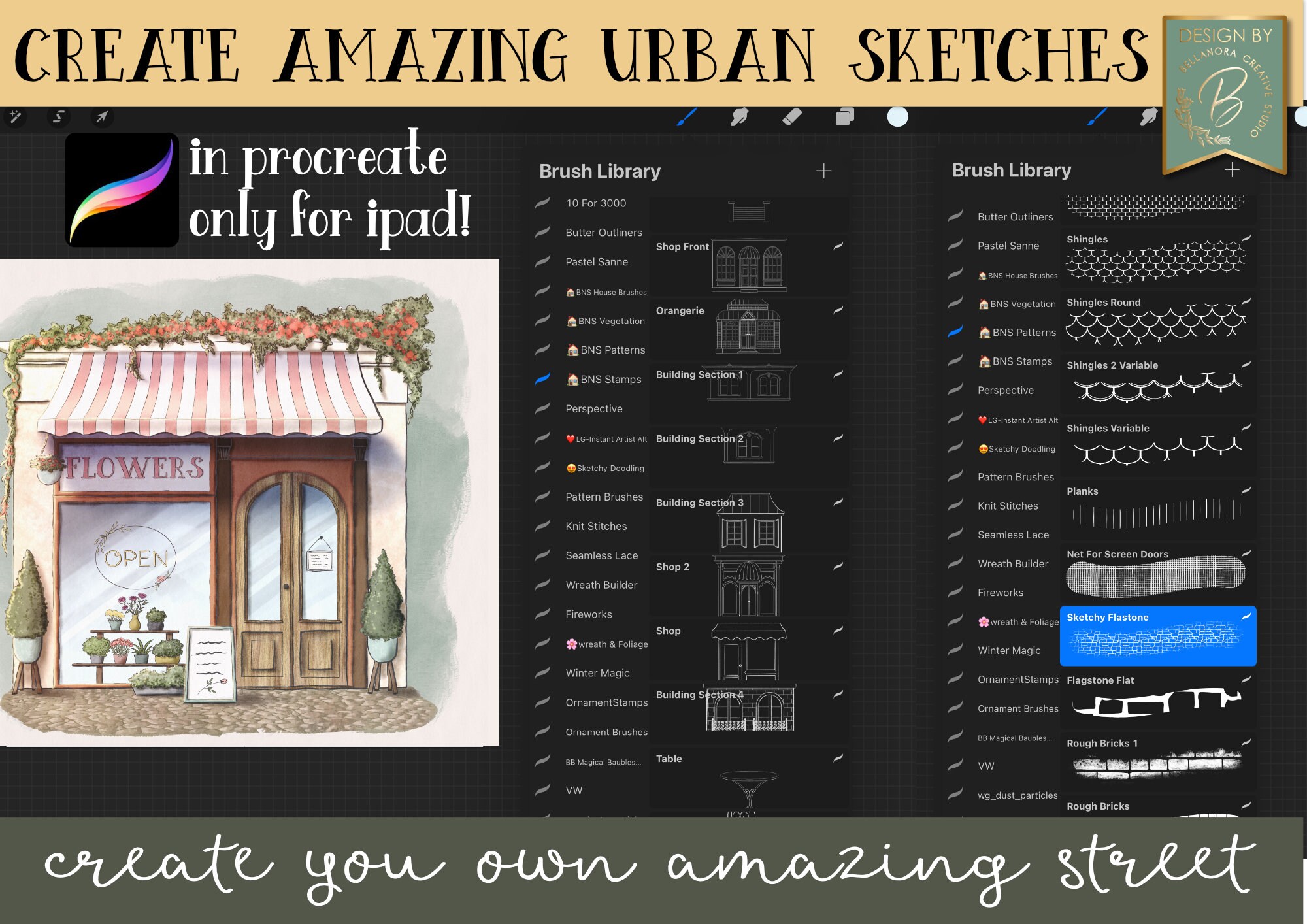 Procreate Urban Sketching Brushes for Digital Drawing Ipad - Etsy