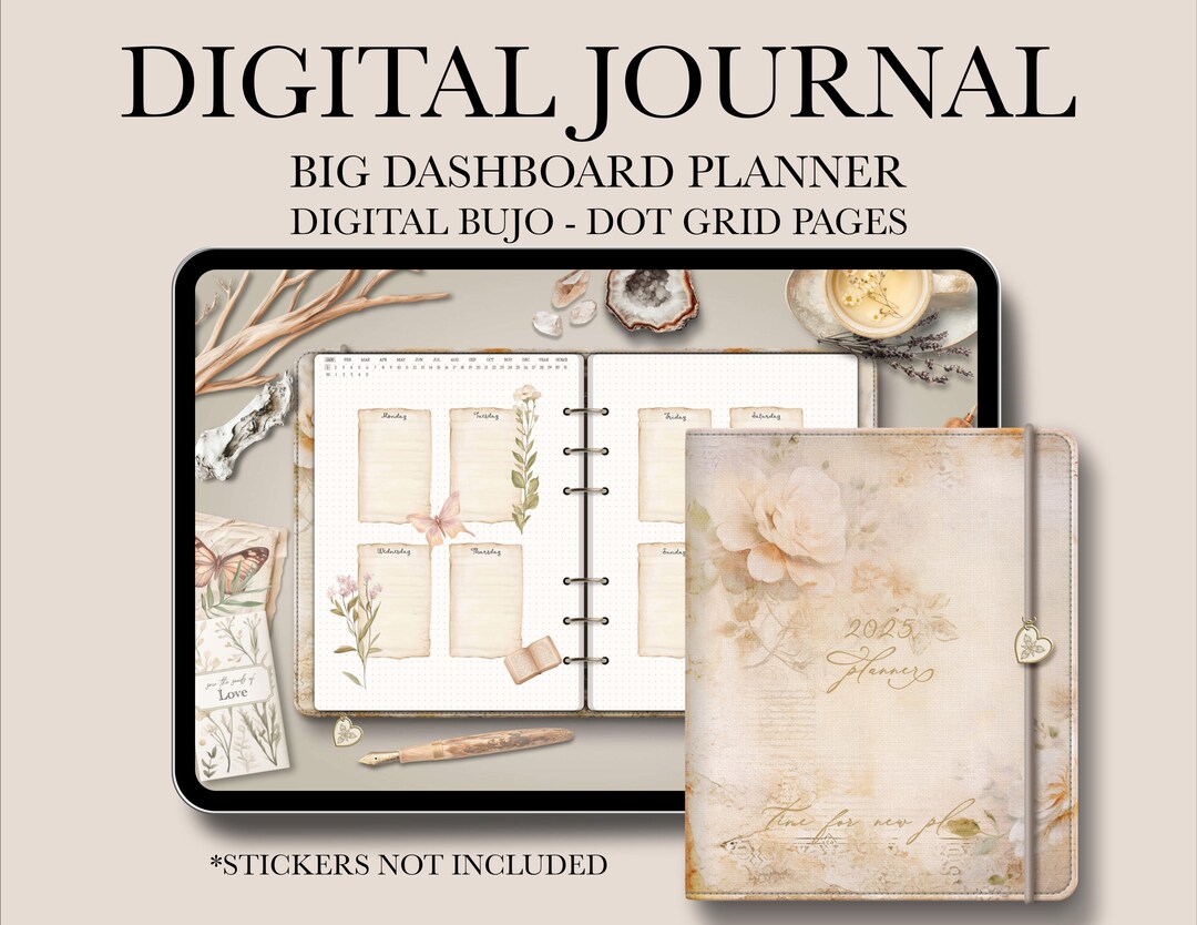 Digital Bujo Planner, 2026 Creative Dashboard Goodnotes Planner ...