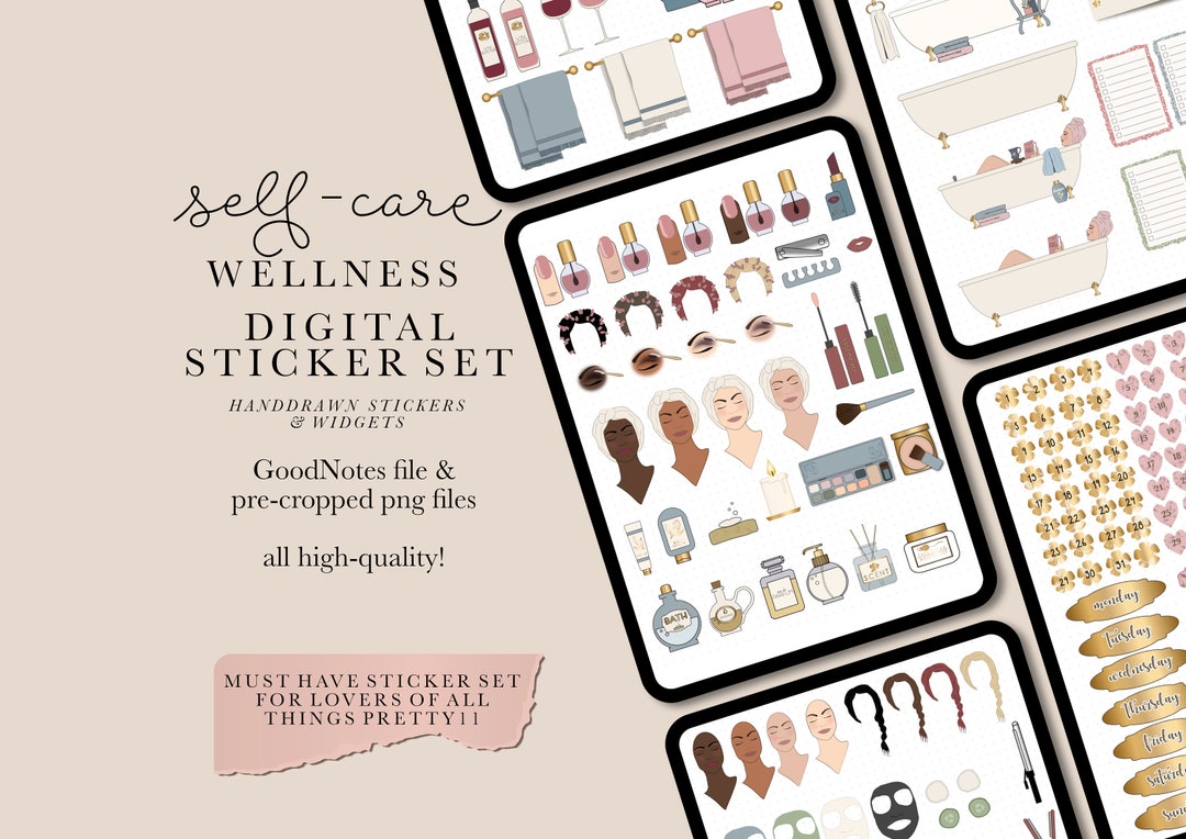 Goodnotes Stickers | Aesthetic Sticker | Pre-cropped Digital Sticker ...