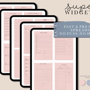 Digital Planner Widgets Goodnotes, Pre-cropped Digital Widgets ...
