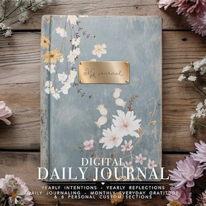 Realistic Digital Daily Journal, Digital Diary iPad Journaling, IOS ...